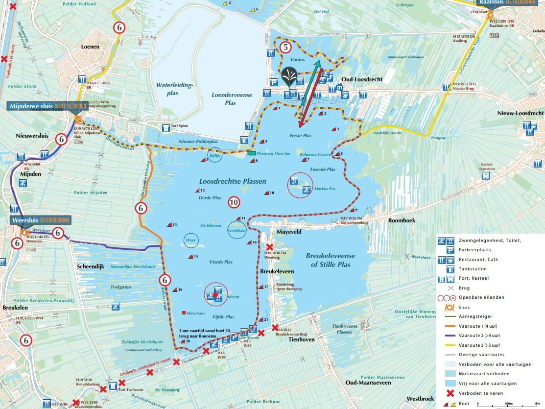 Nieuwe vaarkaart! - Bonnema Watersport